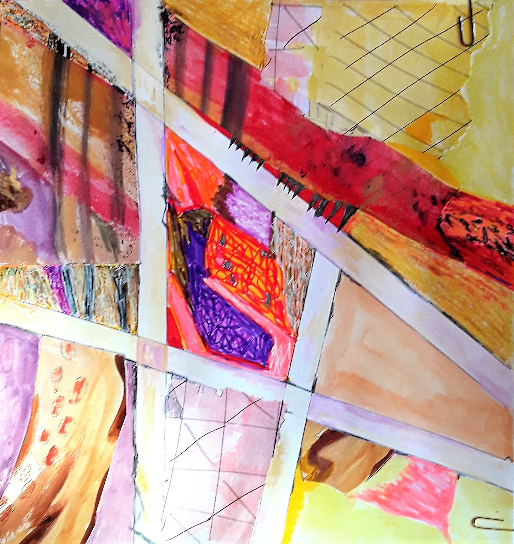 Mixed Media Abstract - Margaret Hall Fine Art