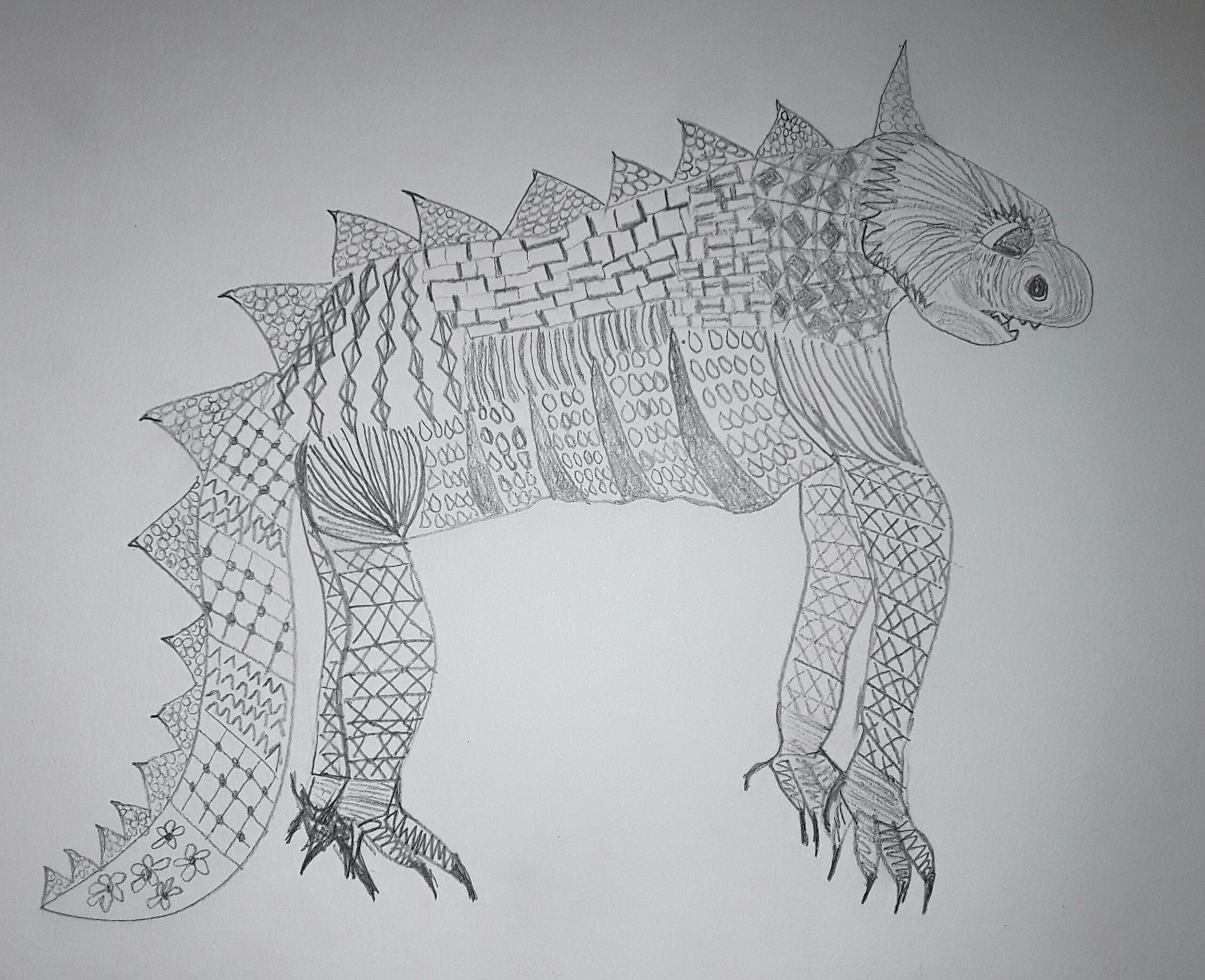 Try Zentangle Patterns in Animals - Margaret Hall Fine Art